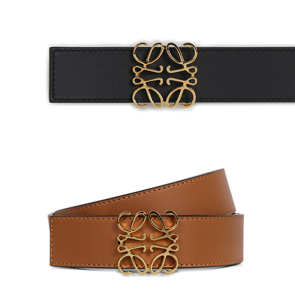 22FW 탄 블랙 아나그램 리버시블 벨트 E619Z20X03 2544- 이랜드몰