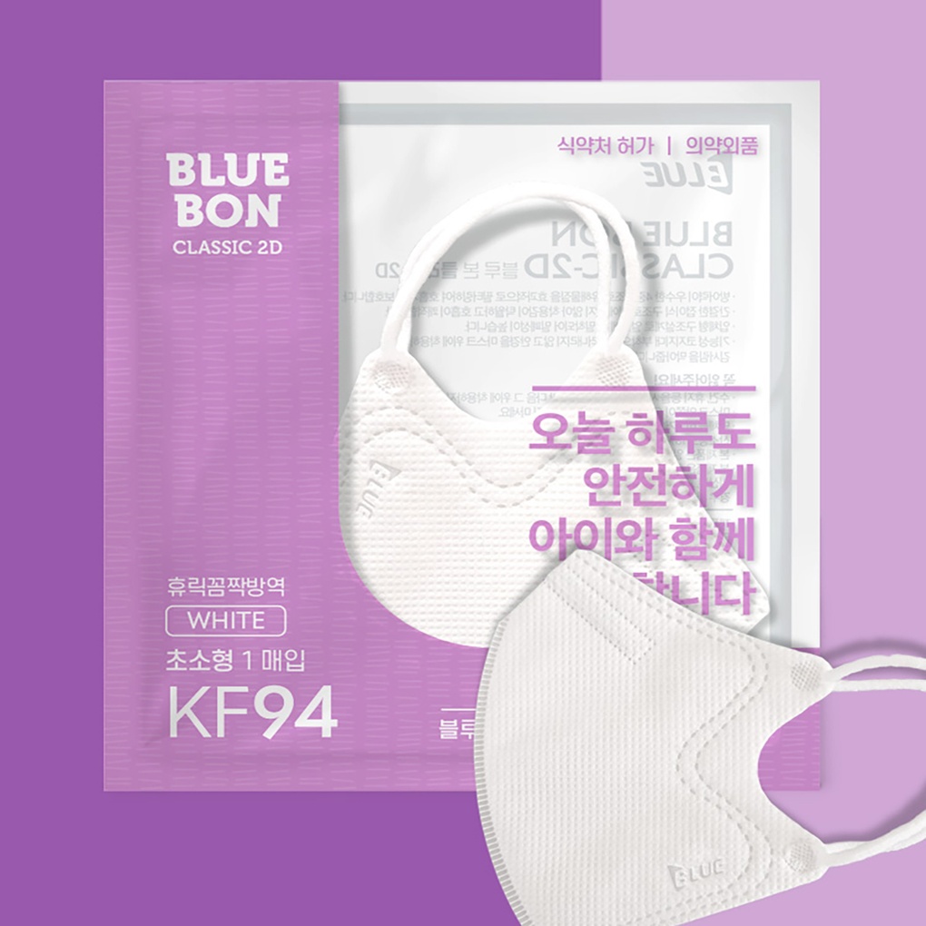 KF94 블루본 클래식 새부리형 초소형 마스크(50매입)- 이랜드몰