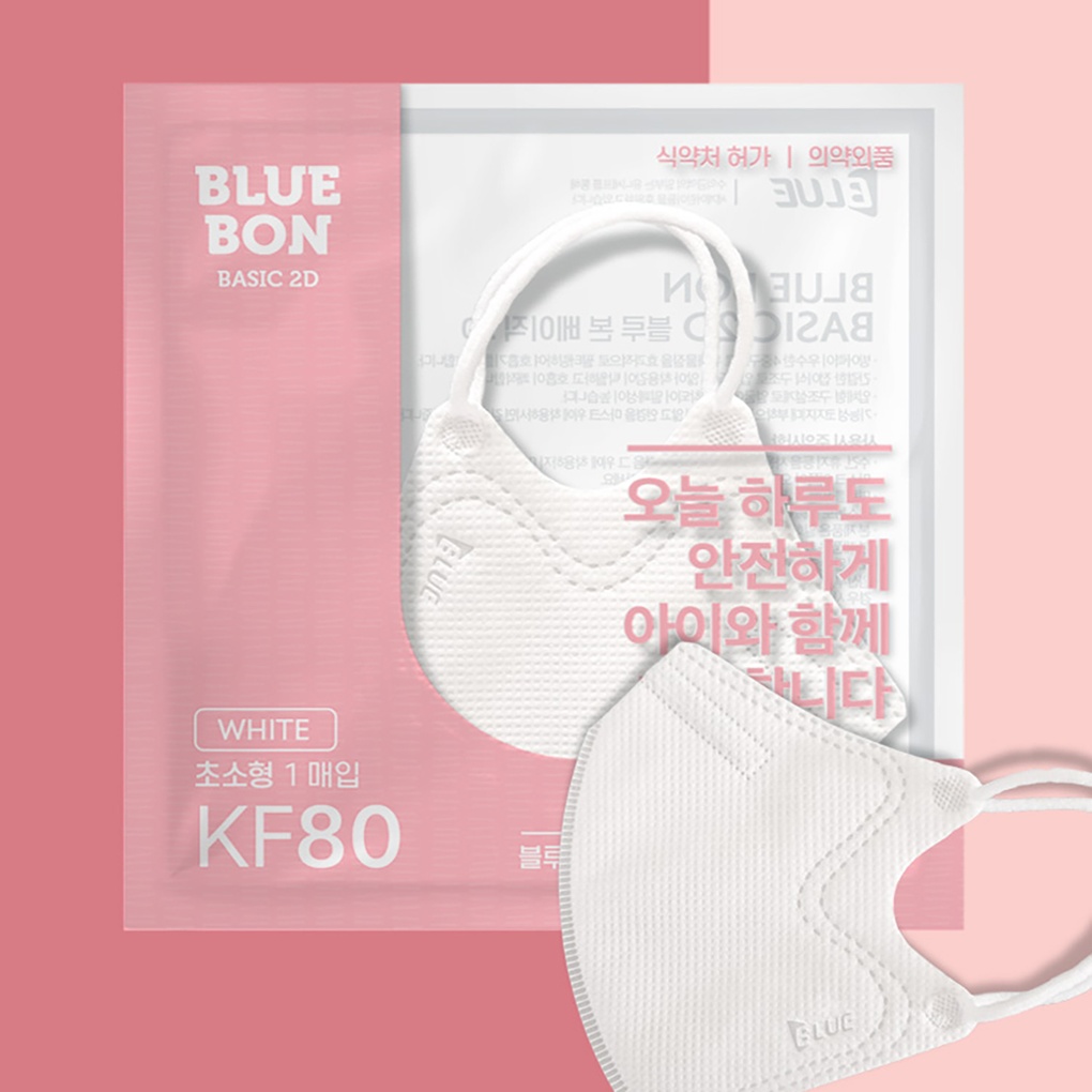KF80 블루본 베이직 새부리형 초소형 마스크(50매입)- 이랜드몰