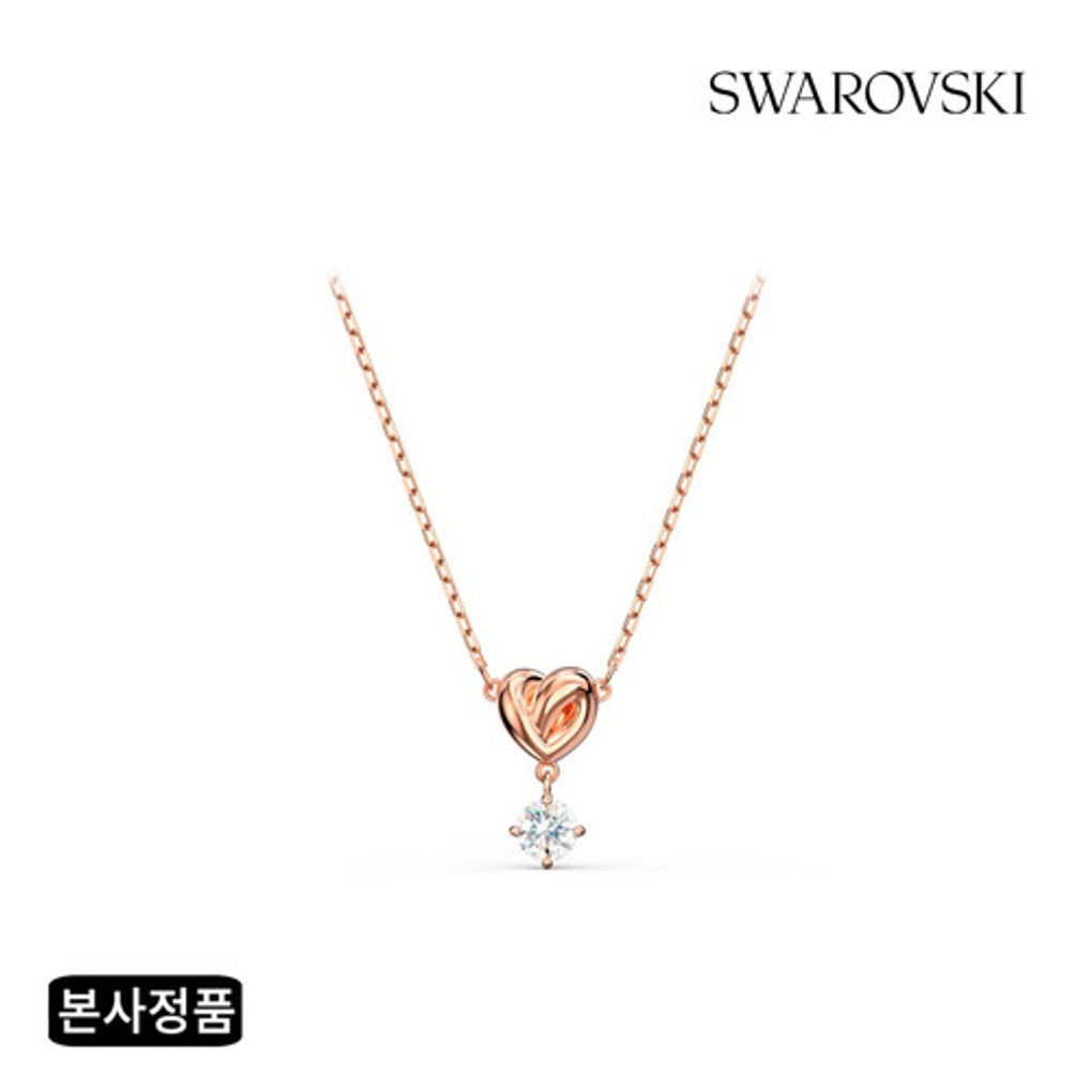 [스와로브스키/본사정품] Lifelong Heart 로즈골드 펜던트 목걸이 5516542- 이랜드몰