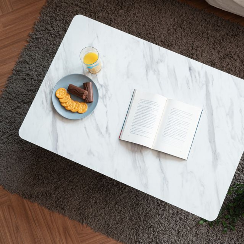 [1300k] 제이픽스 마블 접이식 테이블 좌식 밥상 900 - 블랙- 이랜드몰