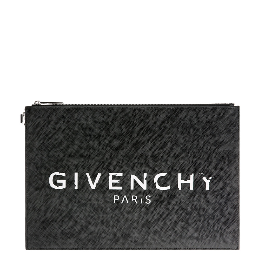 21SS BB607VB0T0 001 블랙 코팅 로고 지퍼 클러치 미듐- 이랜드몰