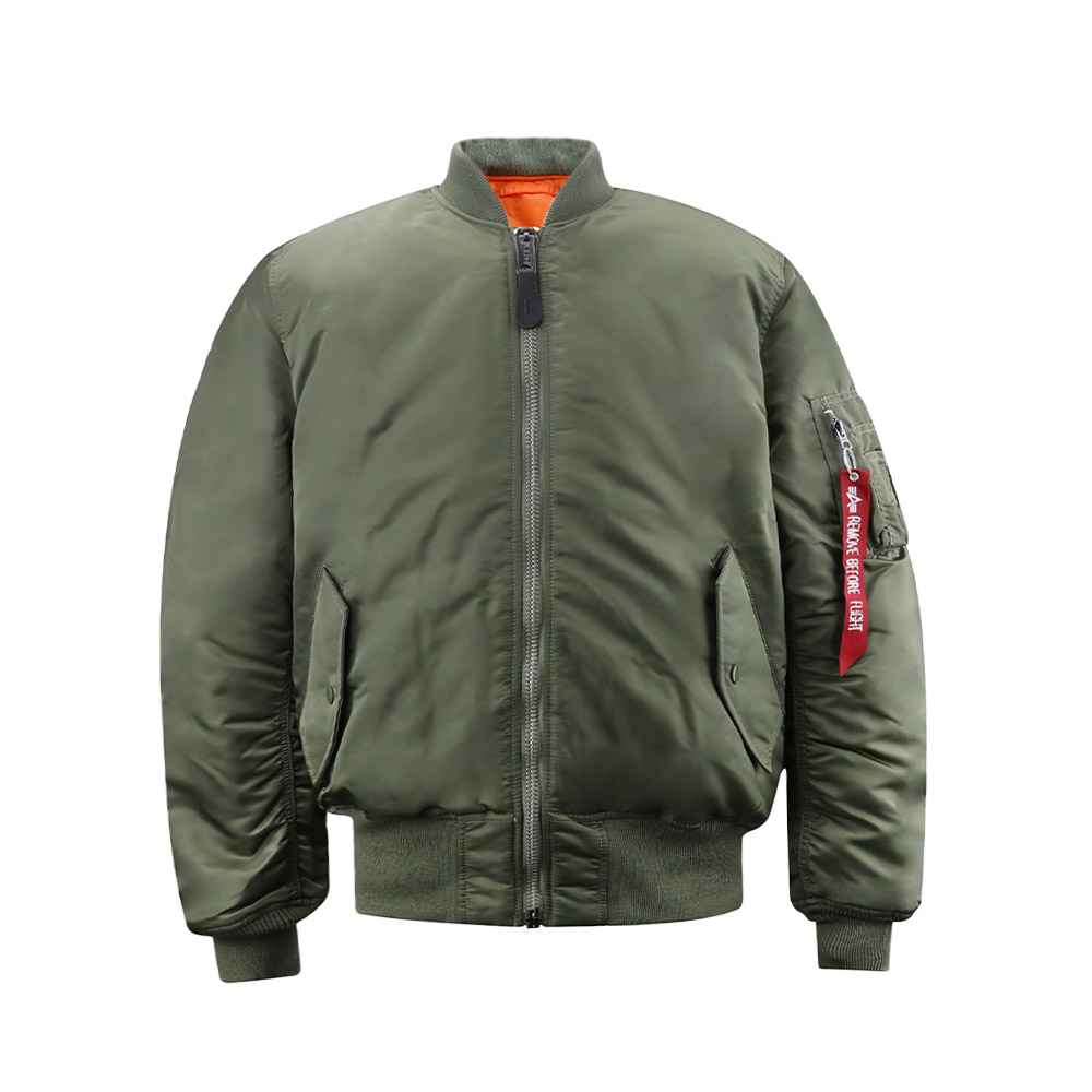 22FW 알파인더스트리 100101 01 레귤러핏 MA-1 봄버 재킷 세이지 그린- 이랜드몰