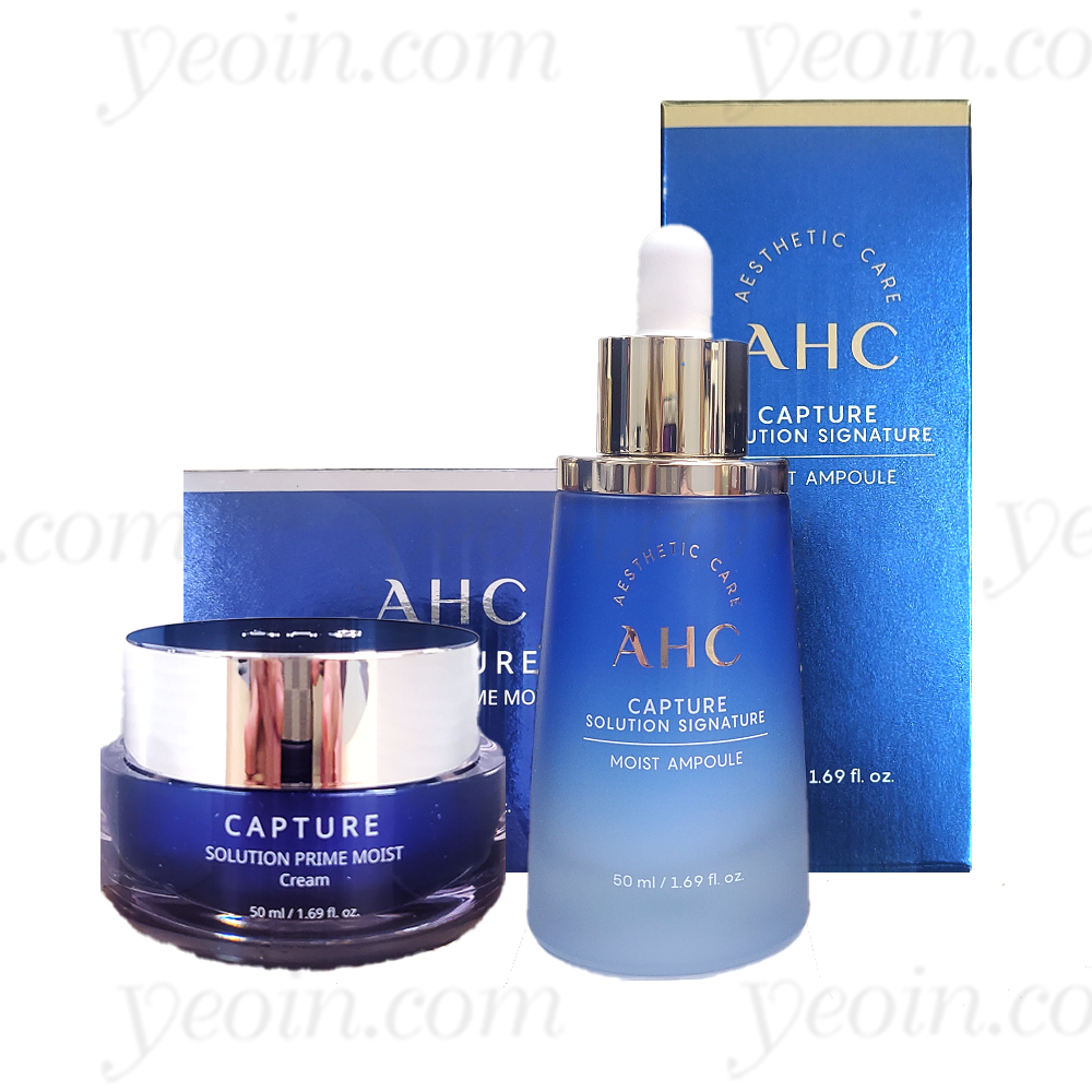 AHC 캡처 모이스트 2종세트 [크림50ml+앰플50ml]- 이랜드몰