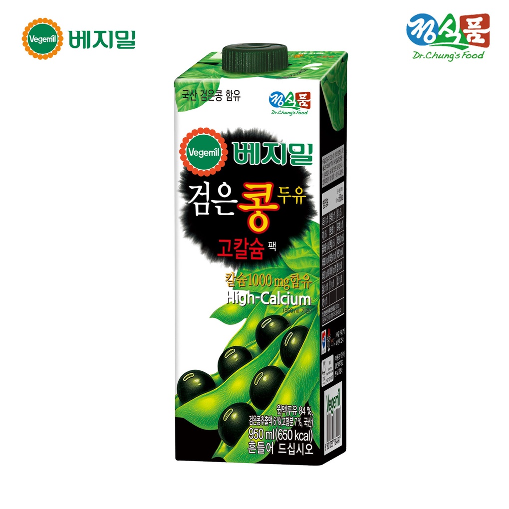검은콩두유 고칼슘 베지밀 두유 950ml 12팩- 이랜드몰