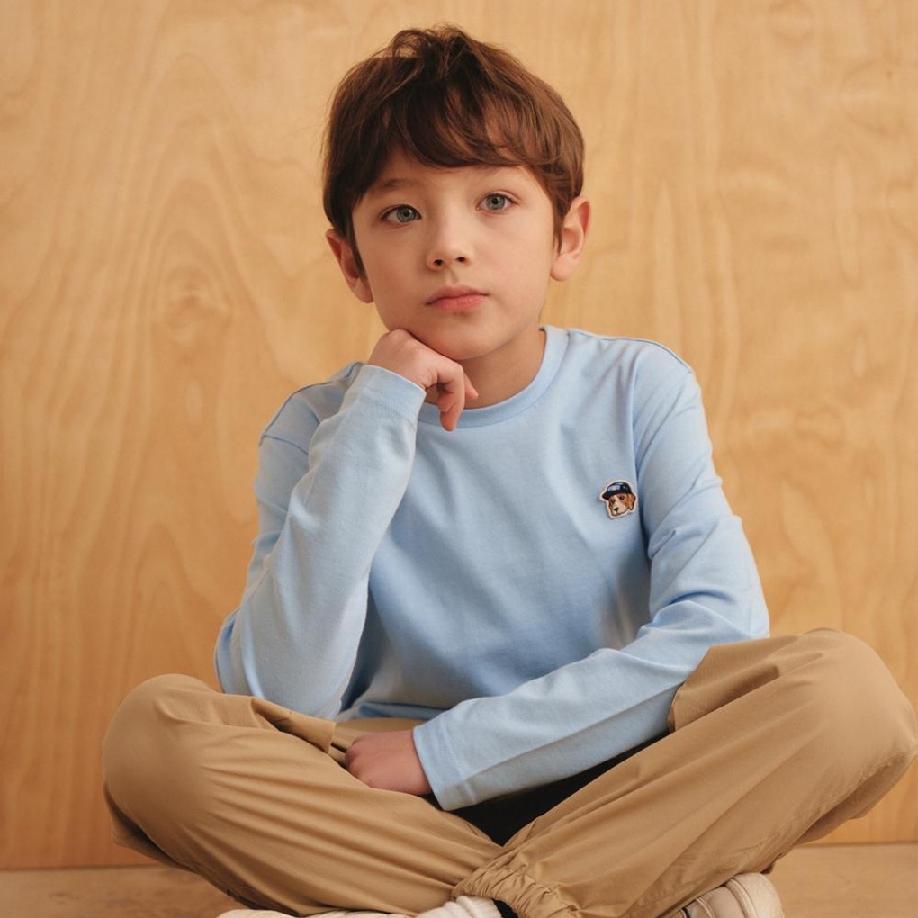 [포인터웍스] 22SS 포인터웍스 솔리드 라운드넥 티셔츠 (ISS31TR01G_SB)- 이랜드몰