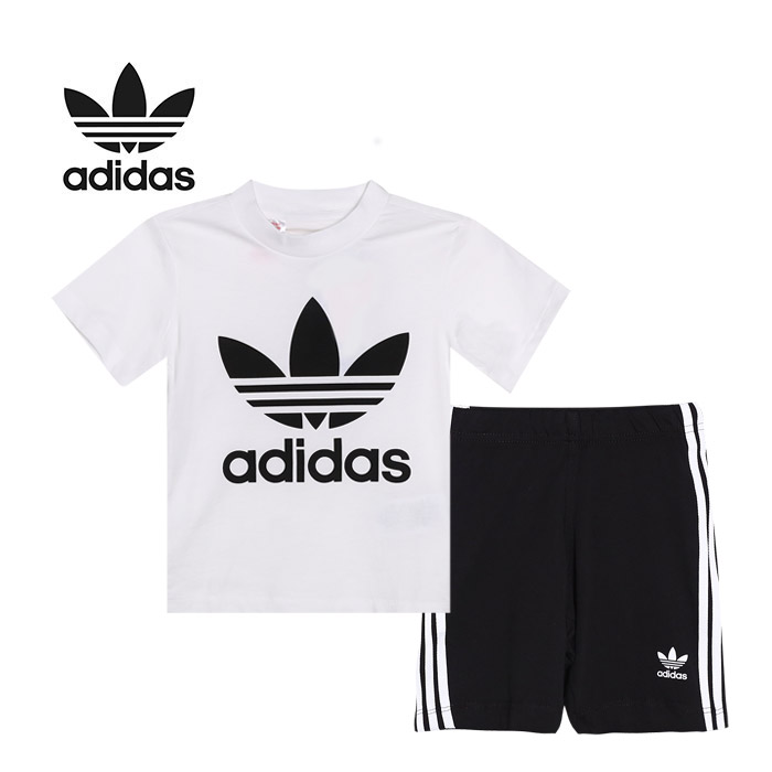 아디다스 아동 쇼츠 티 세트 (FI8318)- 이랜드몰